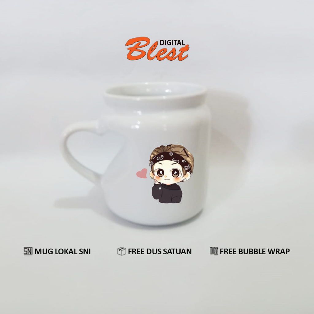 Jual mug gagang love gambar custom - mug love | Shopee Indonesia