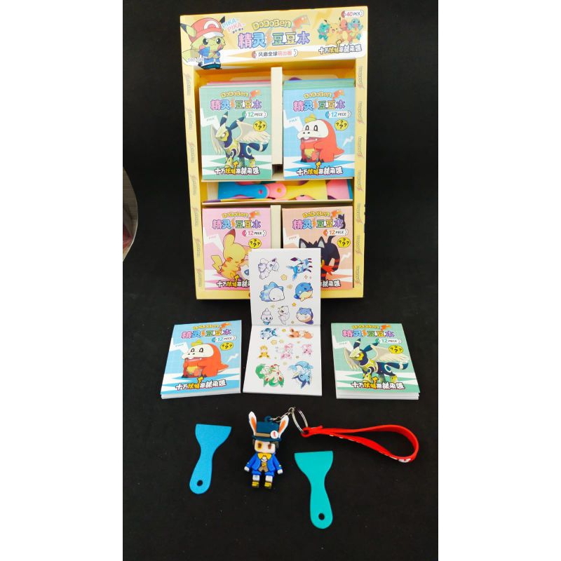 Jual Sticker Buku Notebook Dodoben Motif Karakter Pokemon / Sticker ...