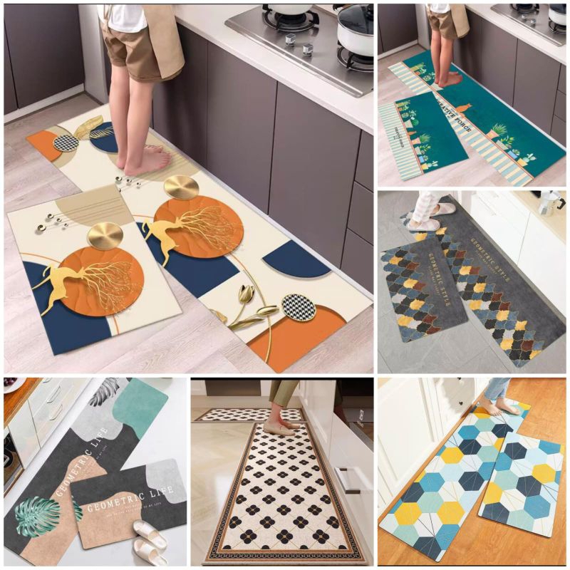 Jual 1 Set Keset Dapur Modern Keset Lantai Panjang Kitchen Door Trendy ...