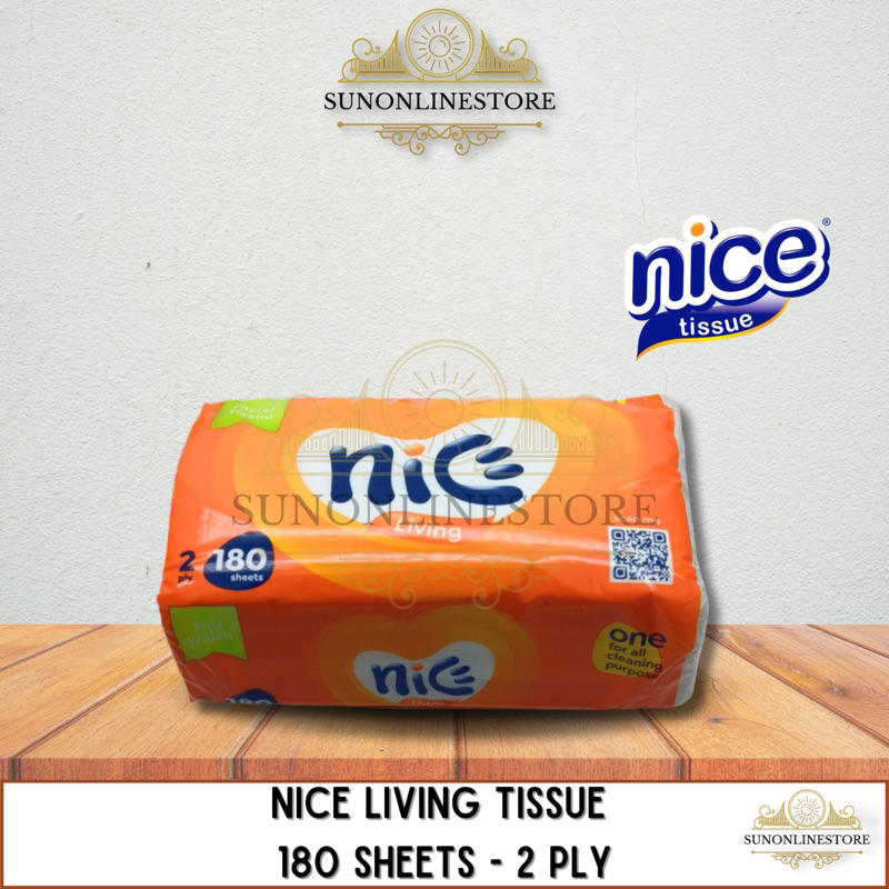 Jual Tissue Nice / tisu nice 180 sheets 2ply | Shopee Indonesia