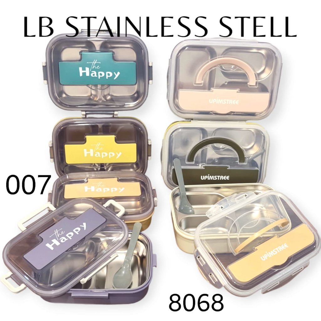 Jual [BELLA] LUNCH BOX STAINLESS STEEL 2 / 3 SEKAT VIRAL ANTI TUMPAH ...