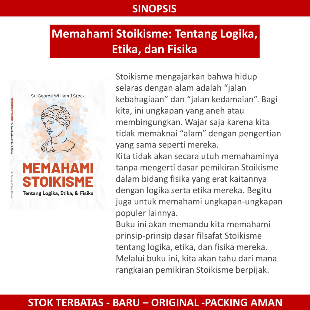 Jual Buku Filsafat Stoikisme – Filsafat Stoa – Filsafat Stoisisme ...