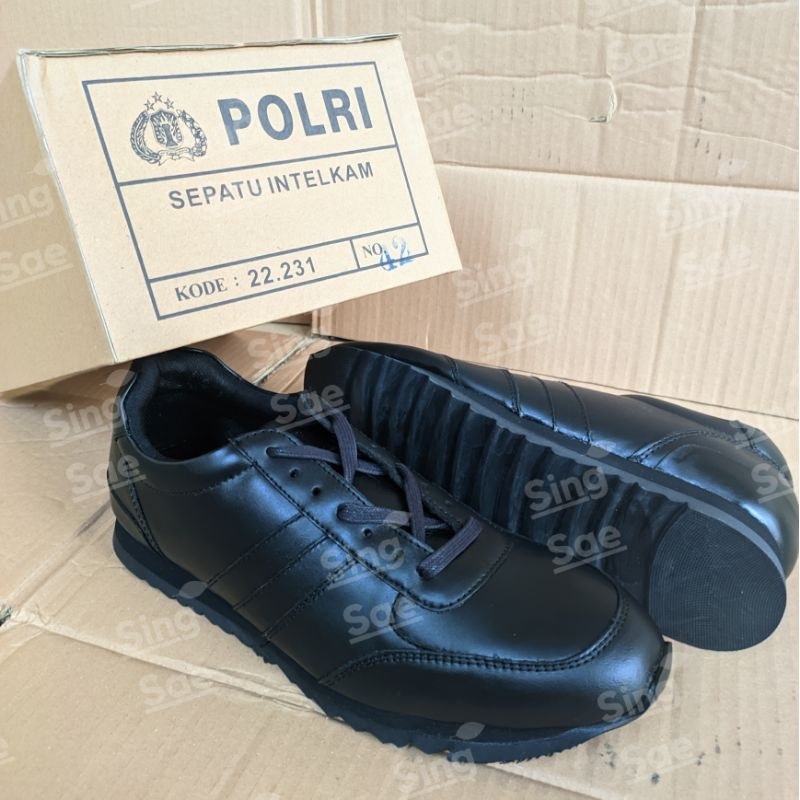Jual SEPATU OLAHRAGA POLRI / SEPATU POLRI INTELKAM /SEPATU JATAH TNI ...
