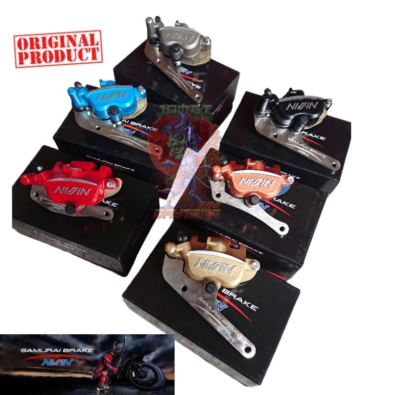 Jual Kaliper Nissin Samurai Brake 2 Piston Vario 110 125 150 160 Beat Street Scoopy Spacy Genio ...