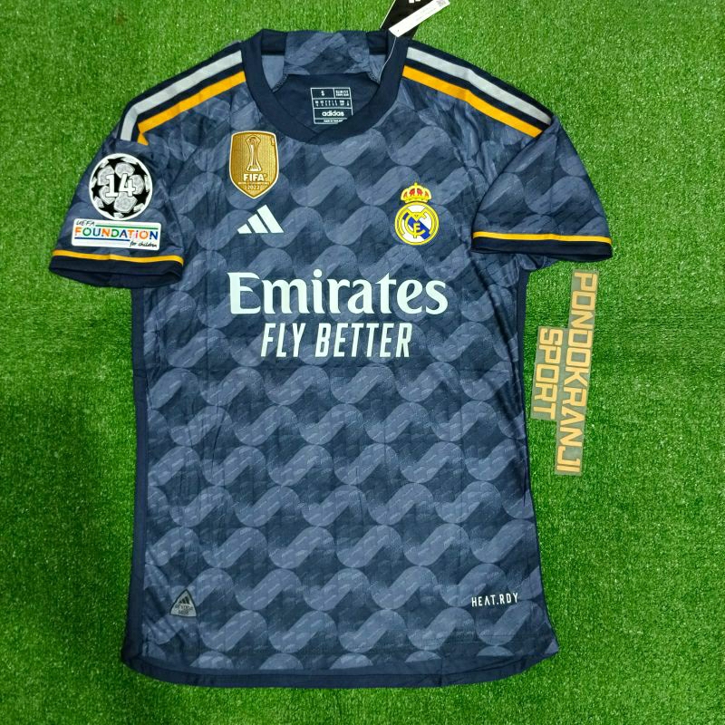 Jual JERSEY MADRID AWAY NEW 2023 2024 PLAYER ISSUE HEAT RDY GRADE ORI ...