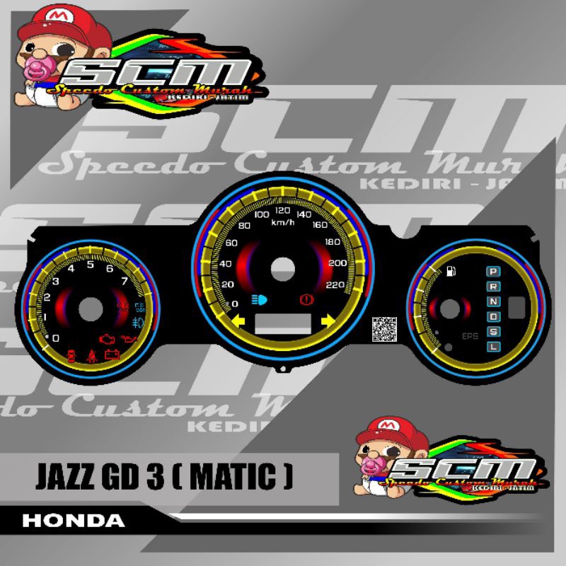 Jual Papan speedometer Honda Jazz GD 3 Matic panel spidometer custom ...