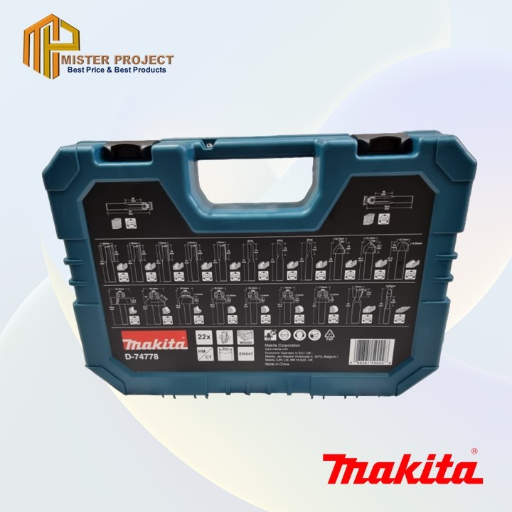 Jual Mata Router Mata Profil Mata Trimmer Set Router Bit Set 15pc 12mm ...