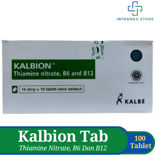 Jual Kalbion Vitamin B1, B6, B12 B Complex Vitamin Saraf Per Box Isi ...