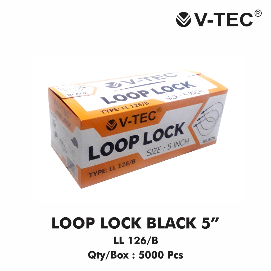 Jual V-TEC LOOP LOCK TYPE LL-126/B 5 INCH HITAM | Shopee Indonesia