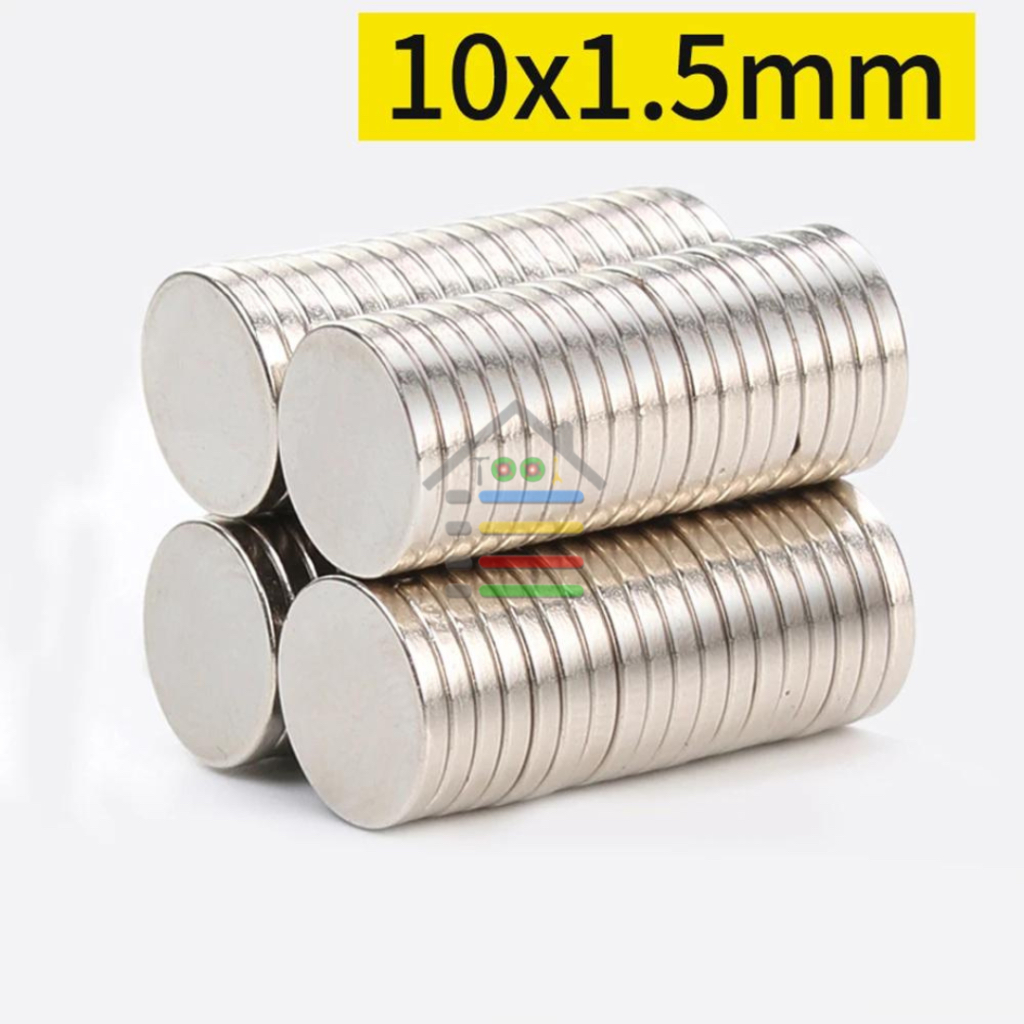 Jual STRONG MAGNET NEODYMIUM NdFeB N50 BULAT KOIN SUPER KUAT | Shopee ...