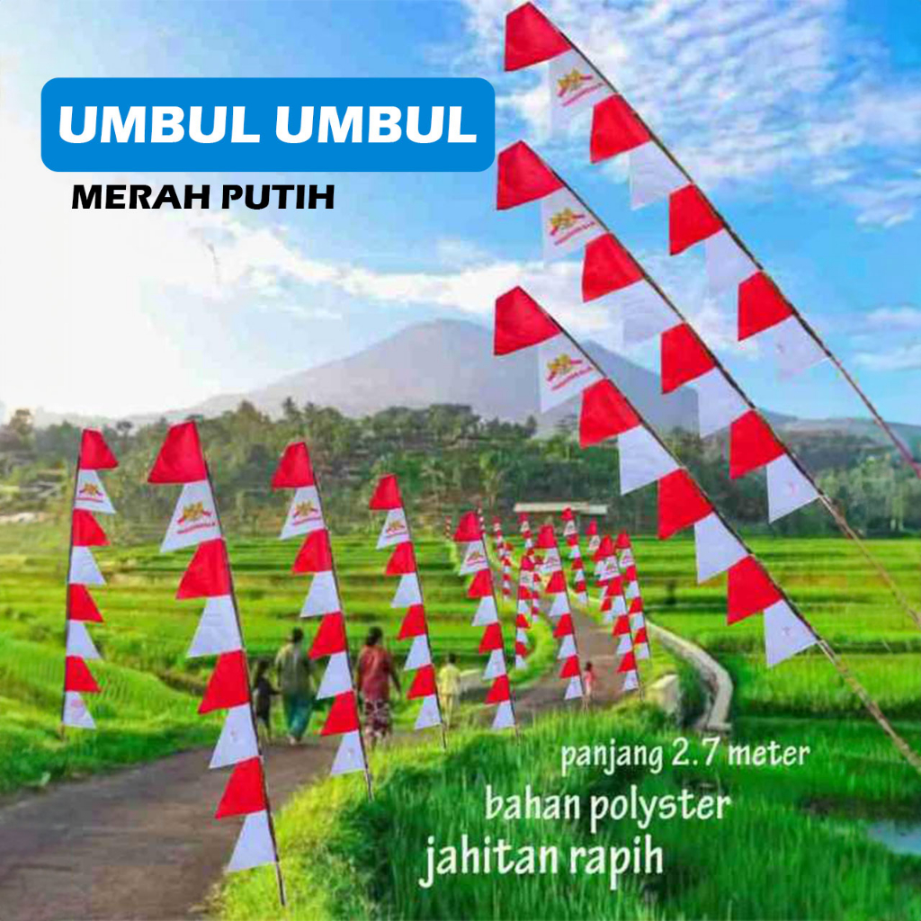 Jual Bendera Umbul-Umbul Merah Putih - Bendera Agustusan Umbul-Umbul ...