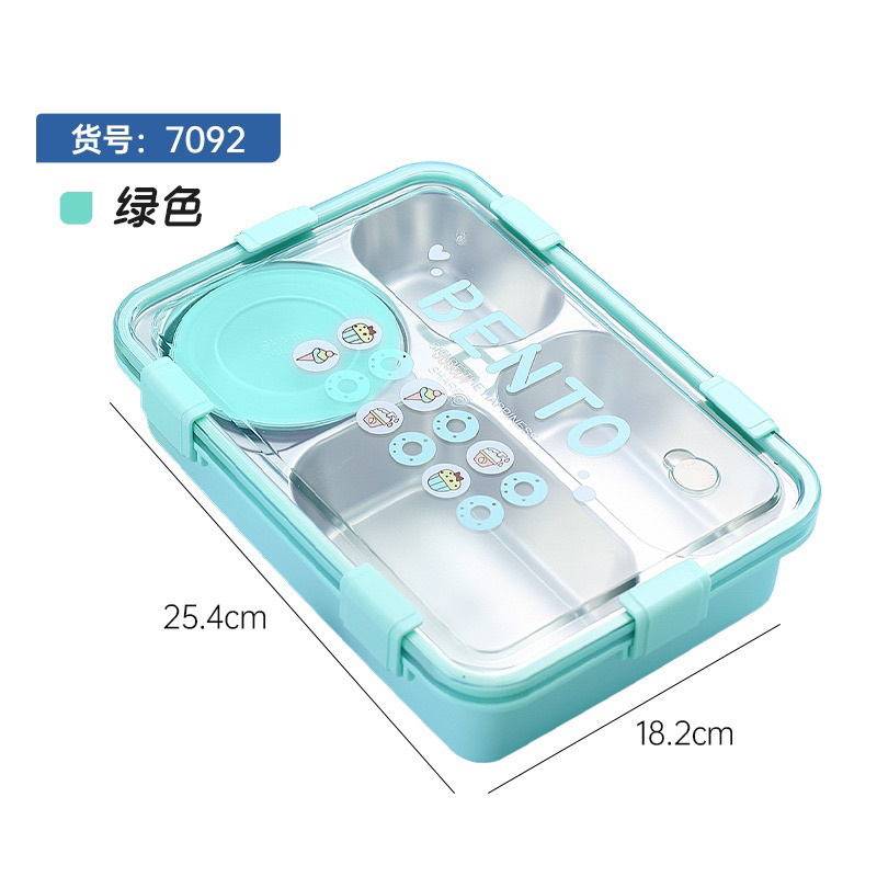 Jual Lunch Box Stainless Steel Sekat | Kotak Makan Anak Sekolah | Kotak Makan Catering Kerja ...