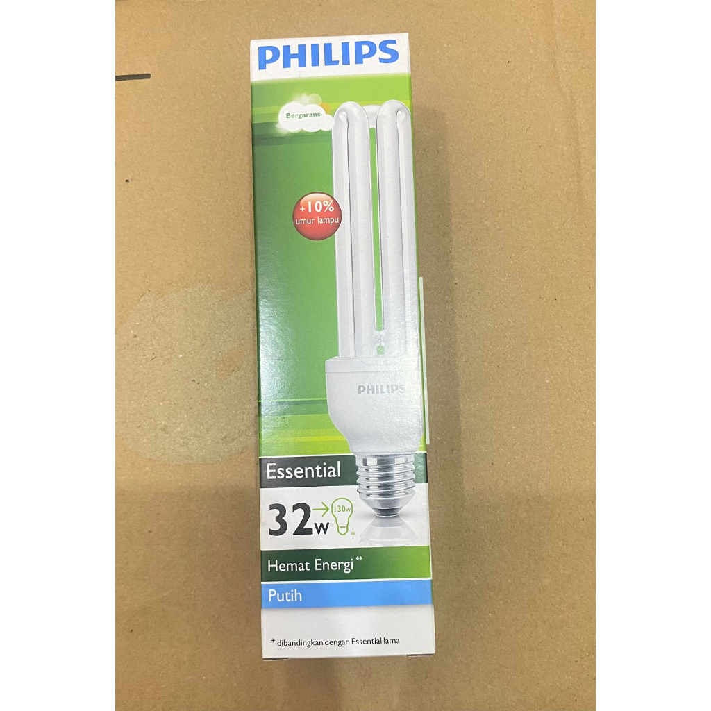 Jual Philips Essential 5w, 8w, 11w, 14w, 18w, 23w PUTIH | Shopee Indonesia