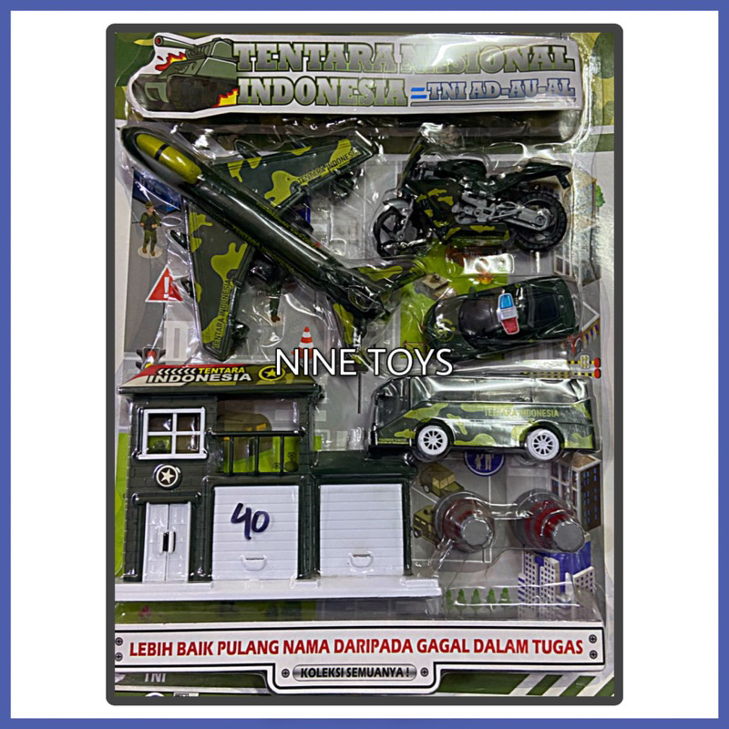 Jual MAINAN MOBIL SET TENTARA MILITARY KENDARAAN TEMPUR PLAYSET ...