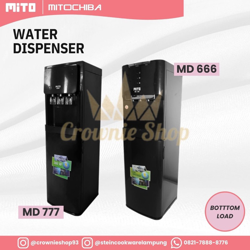 Jual READY STOCK ! Dispenser Mito MD 666 / Dispenser galon bawah MD 777 ...