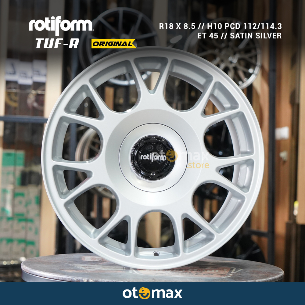 Jual Velg Mobil Rotiform Tuf-R Original Ring 18 Satin Silver | Shopee Indonesia