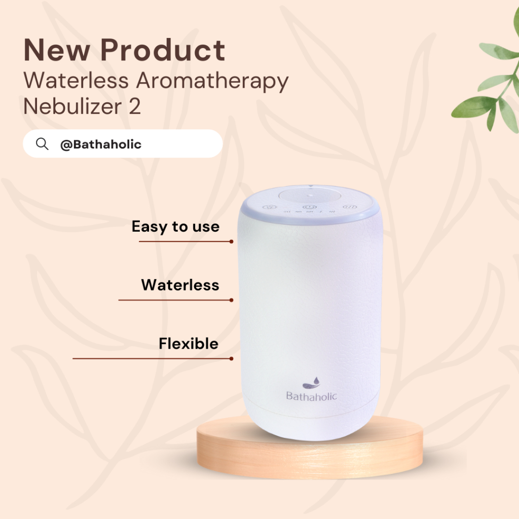 Jual Bathaholic - Waterless Aromatherapy Nebulizer Diffuser 2 | Shopee ...