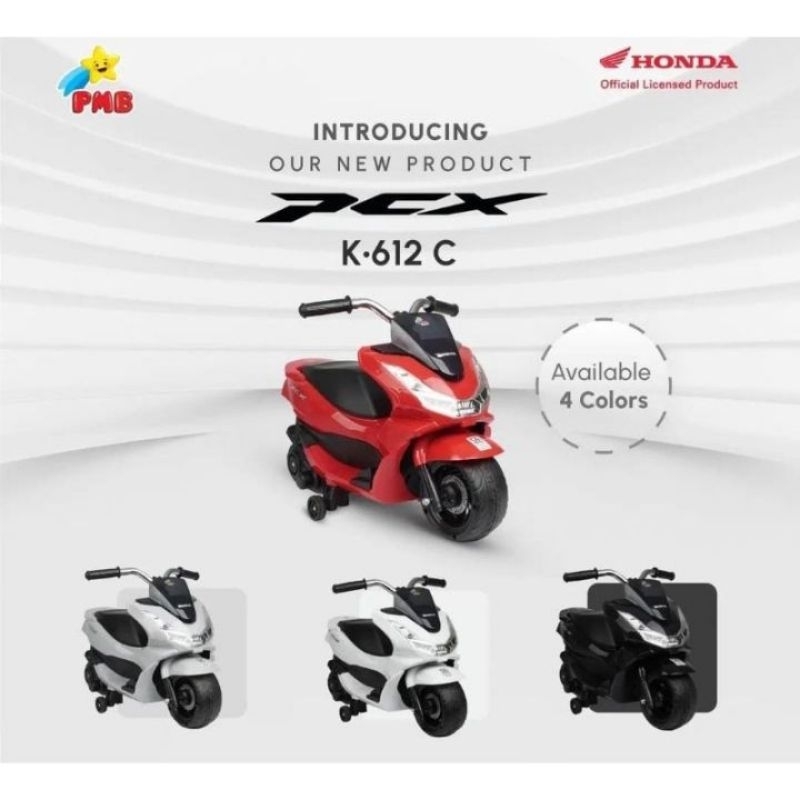 Jual Motor Aki Anak Honda PCX Mini Lisensi PMB K612C | Shopee Indonesia