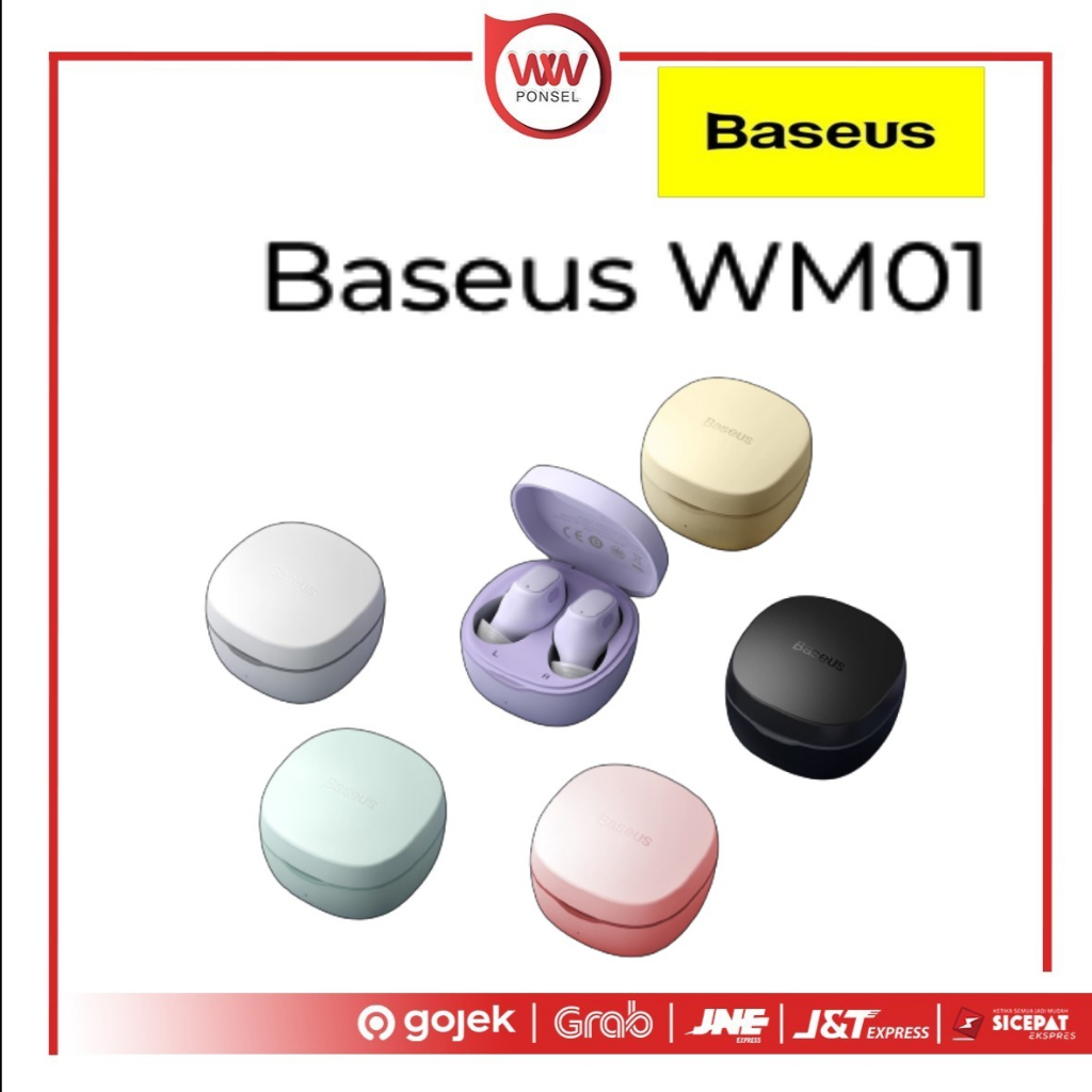 Jual Baseus Encok WM01 TWS Bluetooth Headset Mini Earbuds Stereo ...