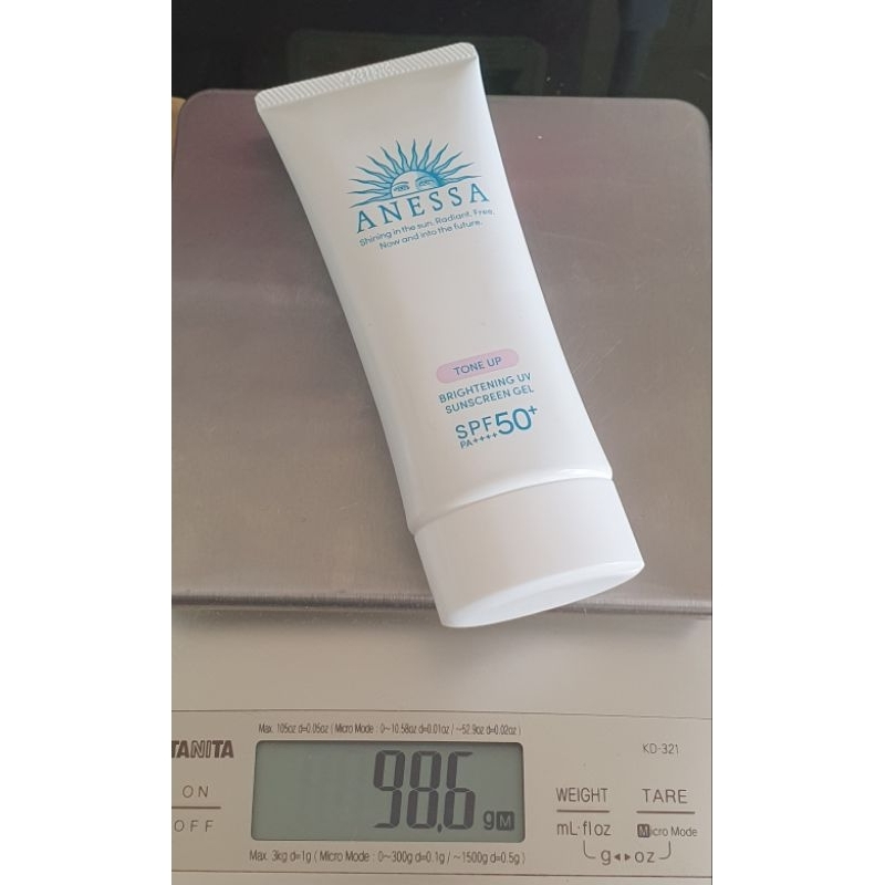 Jual Anessa brightening uv sunscreen gel SPF 50+ PA++++ (Tone Up) | Shopee Indonesia