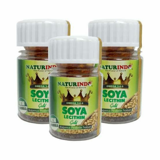 Jual Naturindo Soya Lecithin 75 Kapsul Obat Herbal Omega 369 Suplemen ...