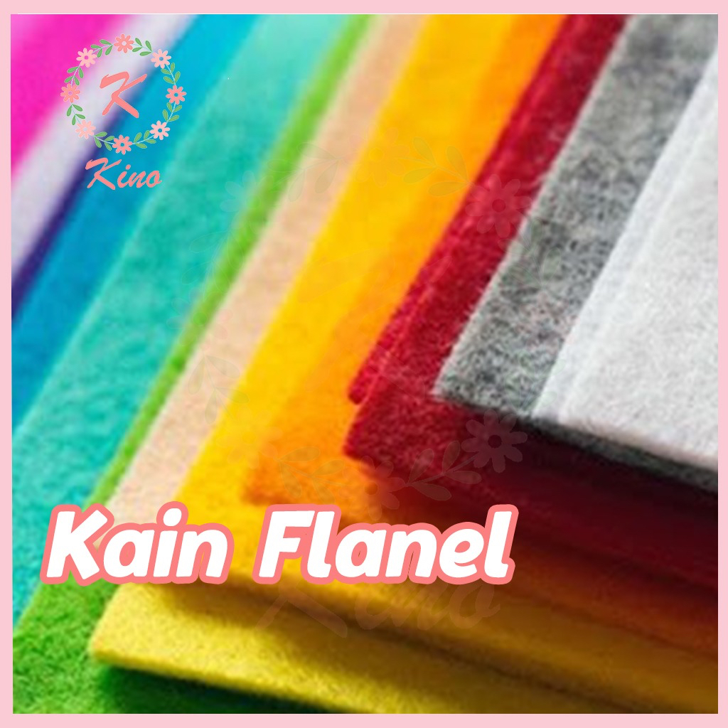 Jual Kain Flanel Kerajinan Kesenian Tangan Tempel | Shopee Indonesia