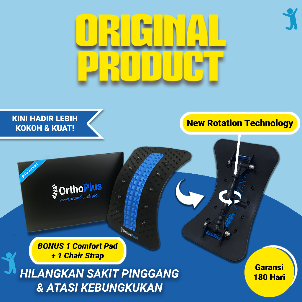 Jual OrthoPlus Original PRO Version (Alat Terapi Pinggang & Punggung ...