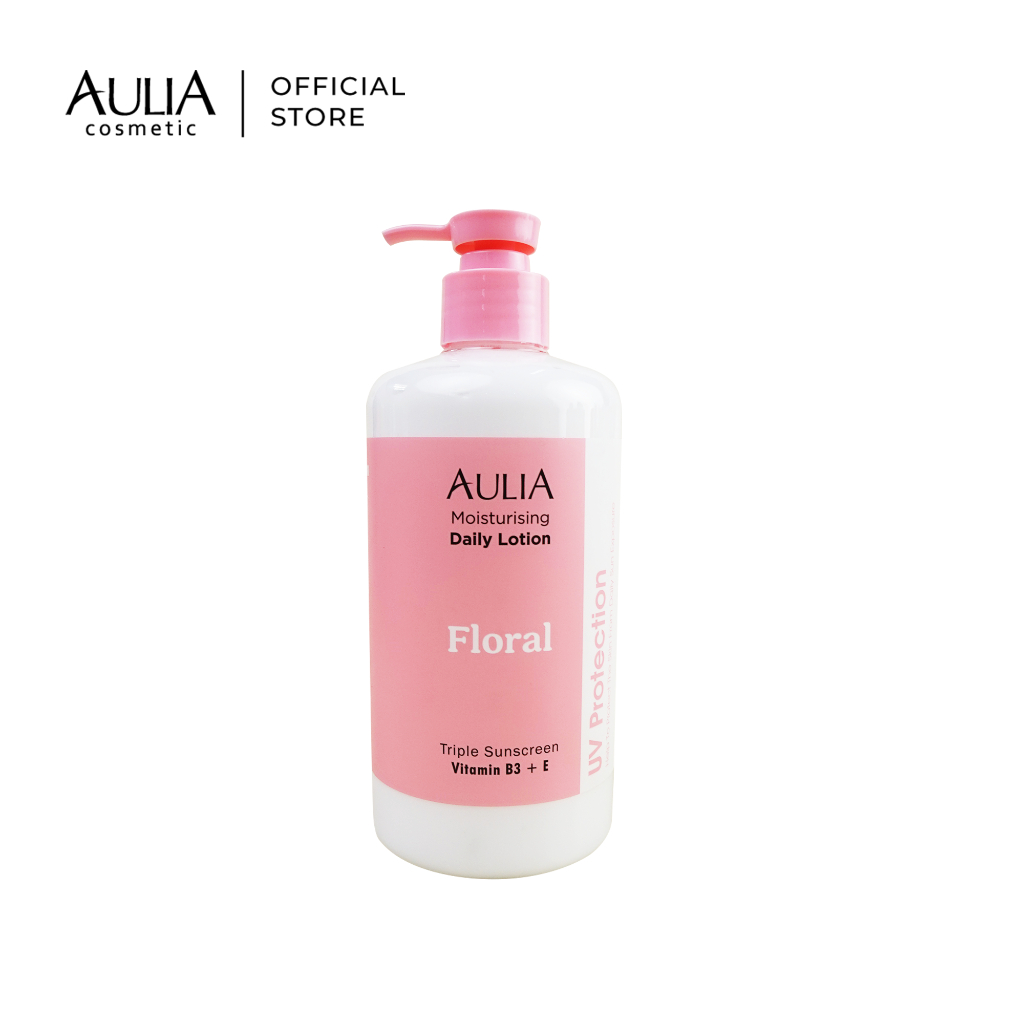 Jual AULIA Daily Lotion 500ml [ body lotion With UV Protection , Triple ...