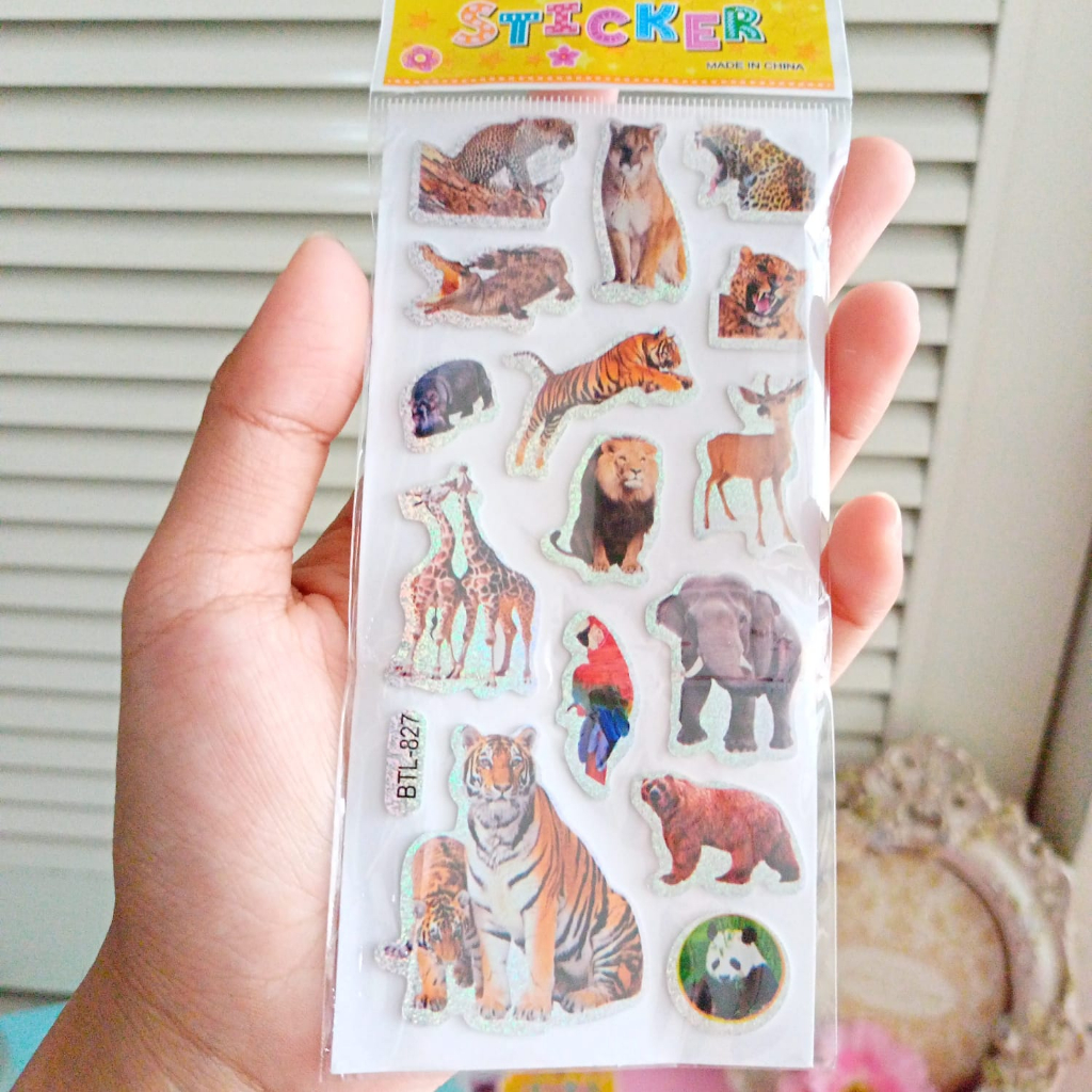 Jual Stiker Karakter / Stiker 3D Timbul / Stiker Mainan Anak / Sticker ...