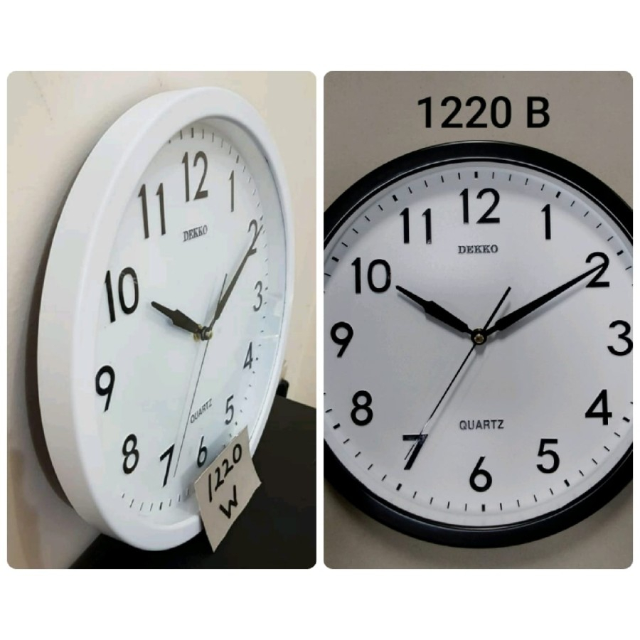 Jual Jam Dinding Clock Polos Putih Hitam Gold Silver | Shopee Indonesia