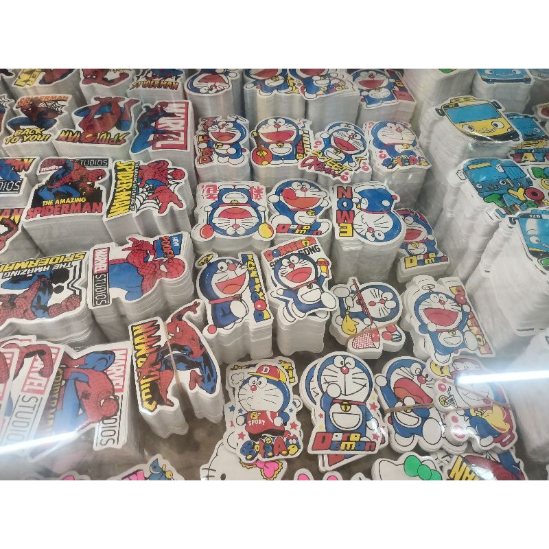 Jual Stiker motor kartun isi 100 | Shopee Indonesia
