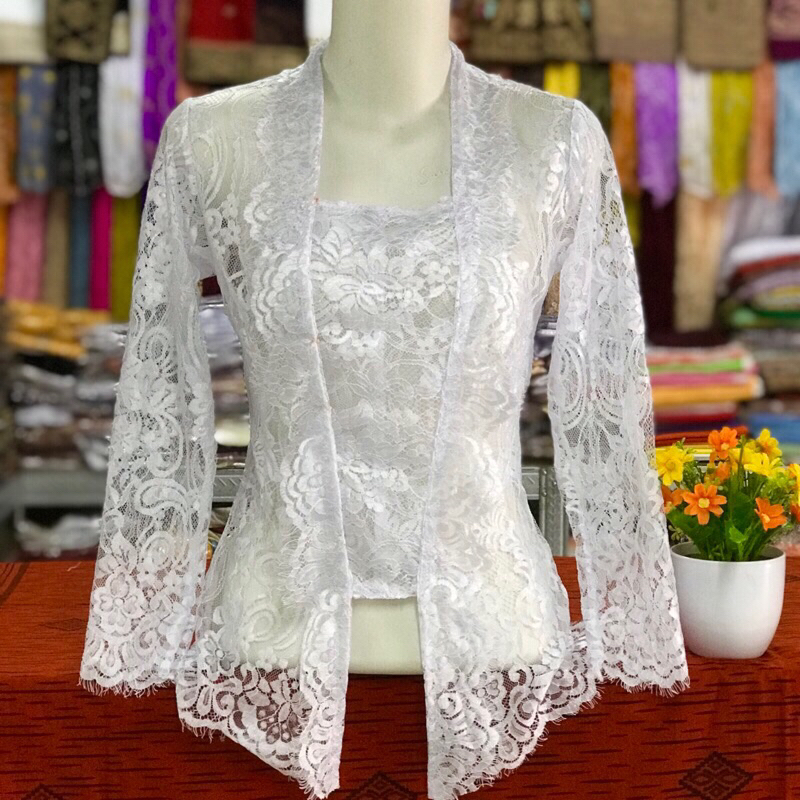 Jual Kebaya Jadi Metalik Glossy Model Bet Tangan Panjang Jumbo | Shopee ...