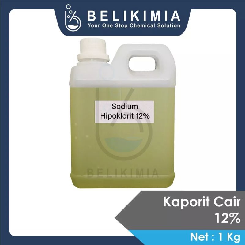 Jual KAPORIT CAIR (NaOCl) SODIUM HYPOKLORIT 12% 1Kg | Shopee Indonesia