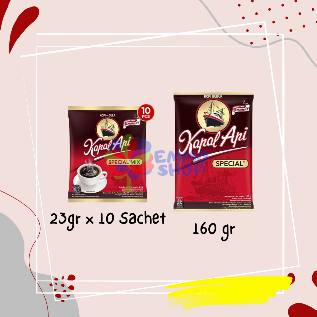 Jual Kopi Kapal Api Special Mix 23gr x 10 Sachet / Kapal Api Spesial ...
