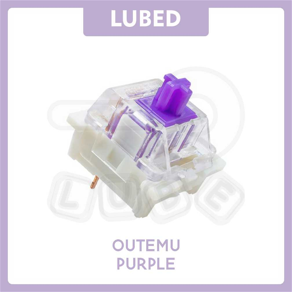 Jual LUBED OUTEMU Purple Switch Tactile Mechanical Switch with Krytox / Tribosys | Shopee Indonesia