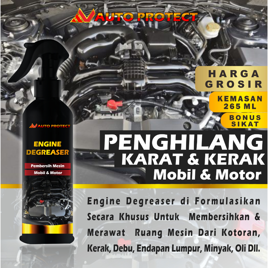 Jual Av Auto Protect - Pembersih Mesin Mobil & Motor | Penghilang Karat - Kerak - Noda Oli Motor ...