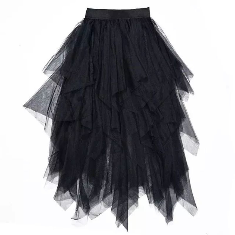 Jual ROK TUTU SKRIT RAWIS DEWASA 3 LAYER New PANJANG 75CM | Shopee ...