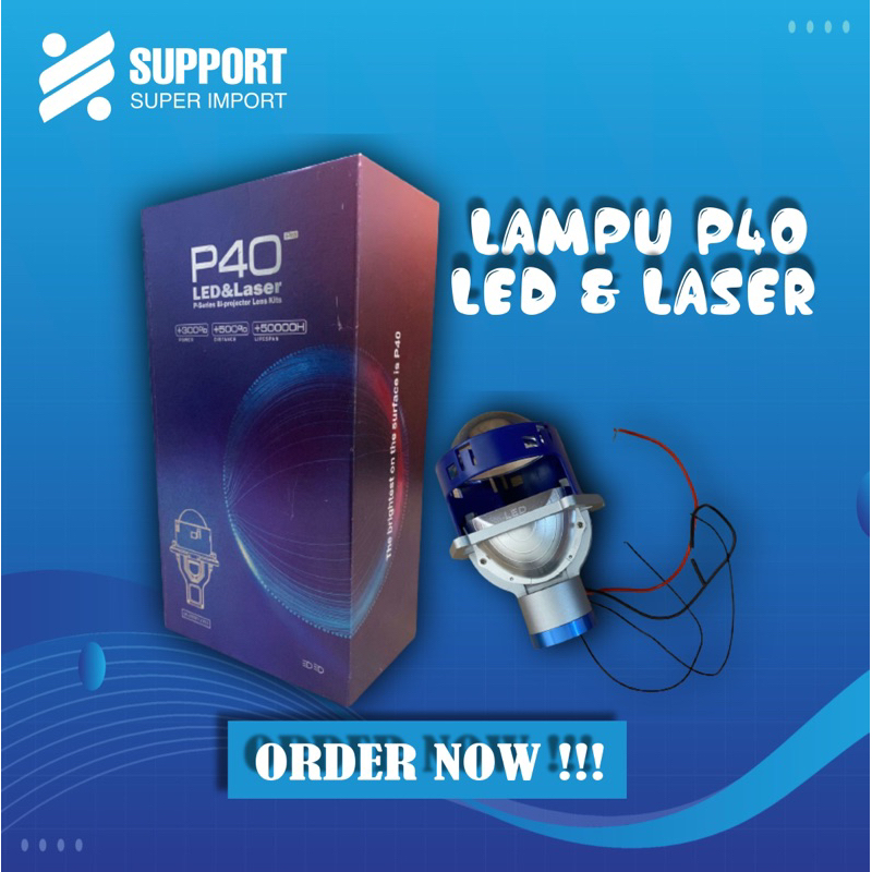 Jual LAMPU P40 LED DAN LASER UNTUK MOTOR DAN MOBIL | Shopee Indonesia