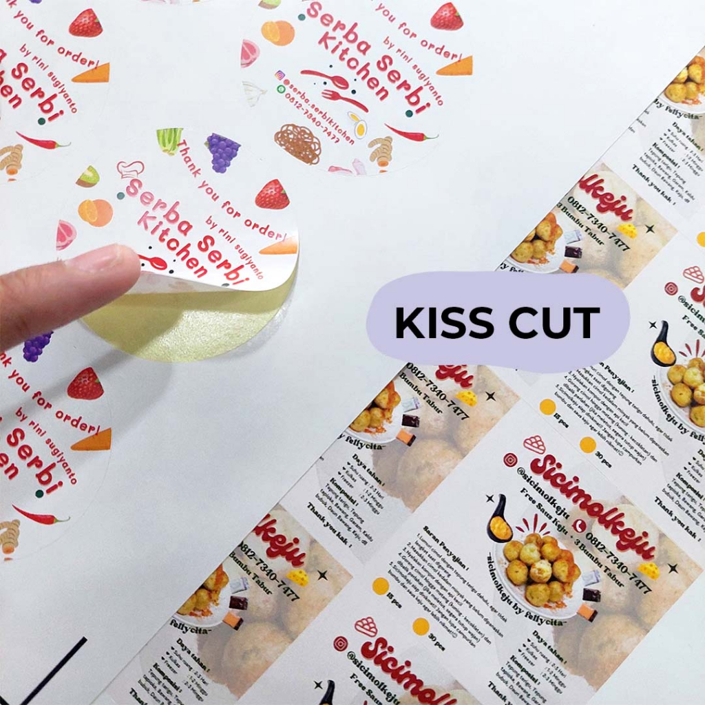 Jual Cathay Digital Printing Cetak Stiker Label Vinyl Vynil A3+ Tahan ...