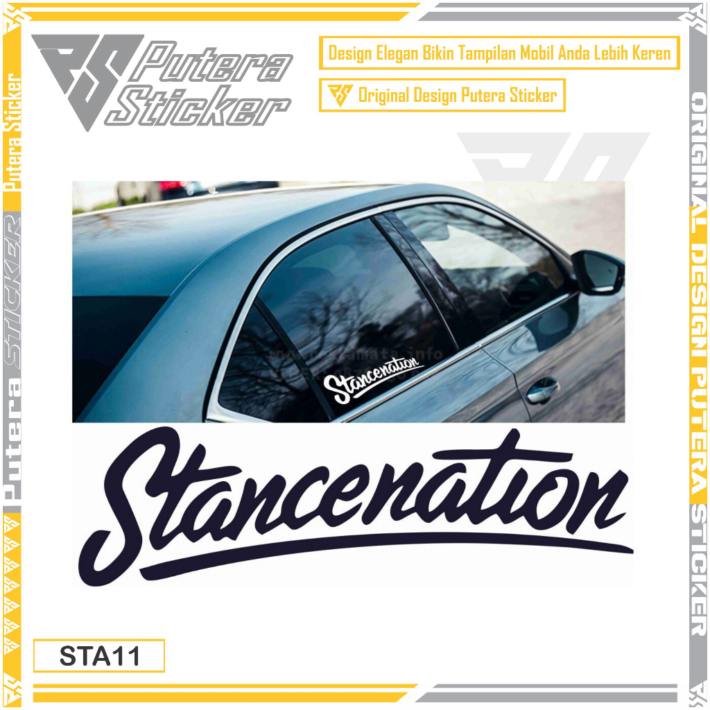 Jual STA11 Stiker stancenation sticker jdm stiker mobil stiker ...