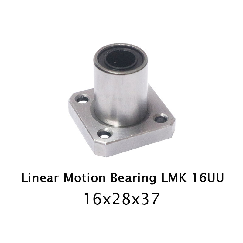 Jual EELIC LIB-LMK16UU Linear motion square flange bearing lmk16uu ...
