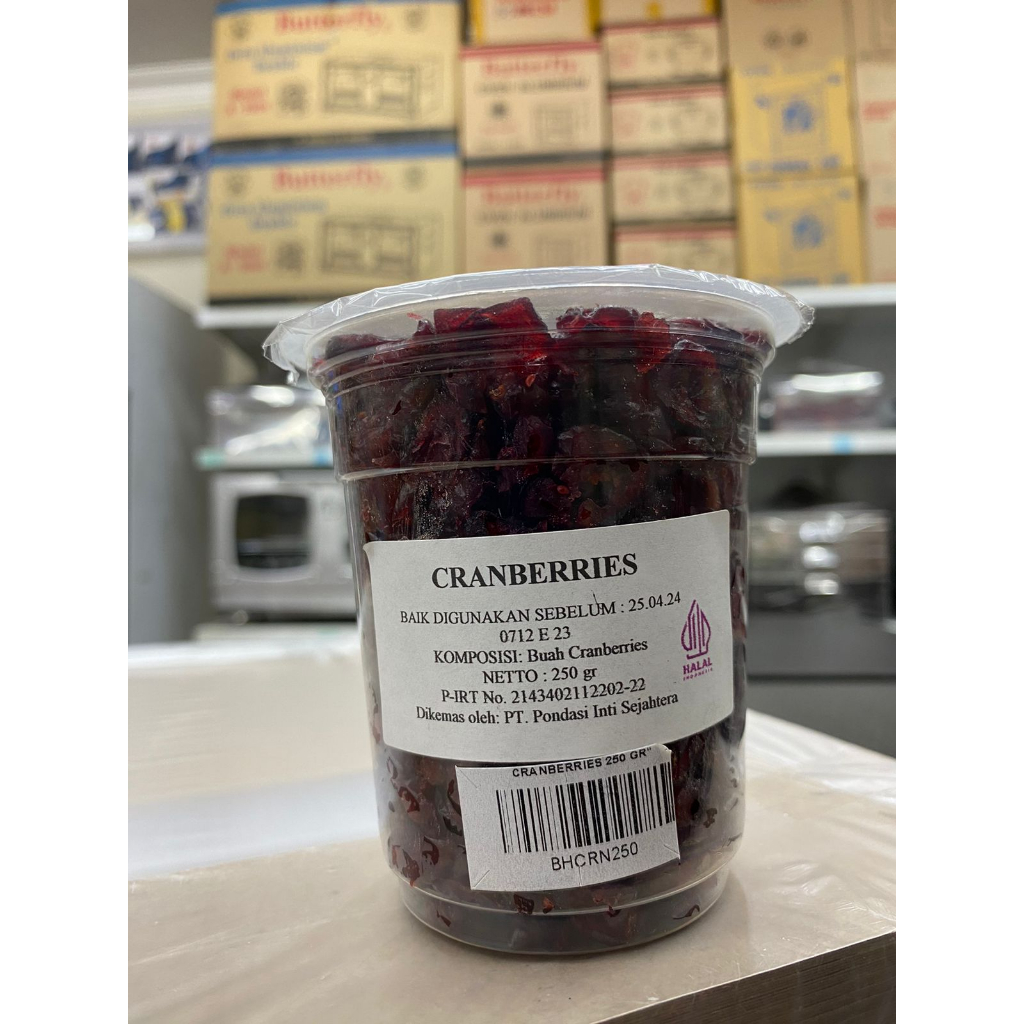 Jual Point Cranberries Dry-Dried Fruit Cranberies 250 Gr | Shopee Indonesia