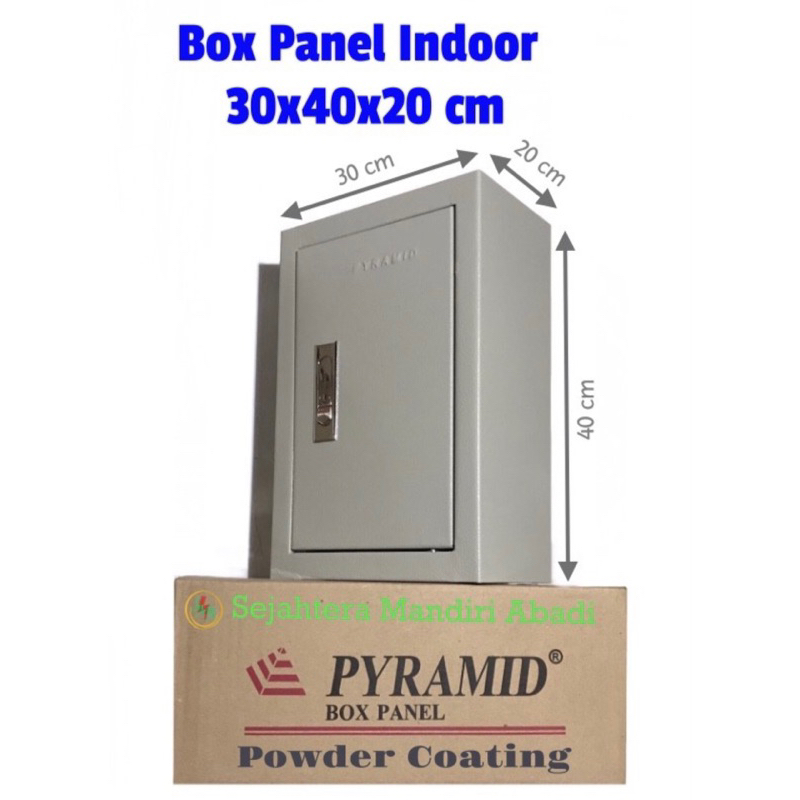 Jual Box Panel Listrik 30x40x20 Indoor Pyramid Powder Coating | Shopee ...