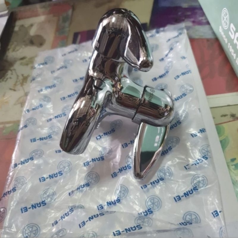 Jual kran cabang kran double shower San Ei F10MR | Shopee Indonesia