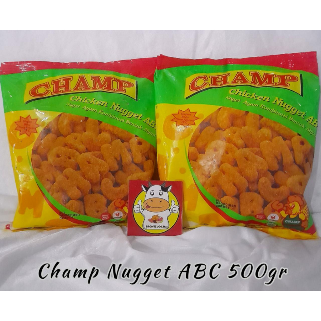Jual CHAMP CHICKEN NUGGET ABC 500GR - FROZEN FOOD - BRONTZ JOGJA ...
