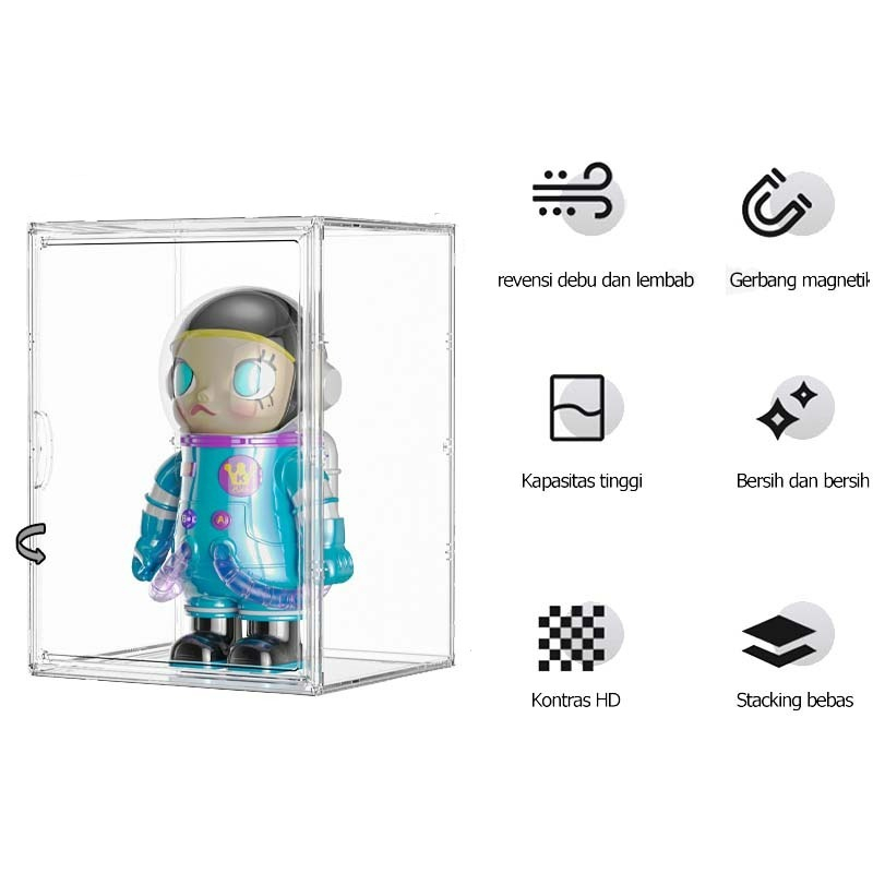 Jual x-Mart Acrylic Bag /Popmart Display Storage Transparent Boxes Drop ...