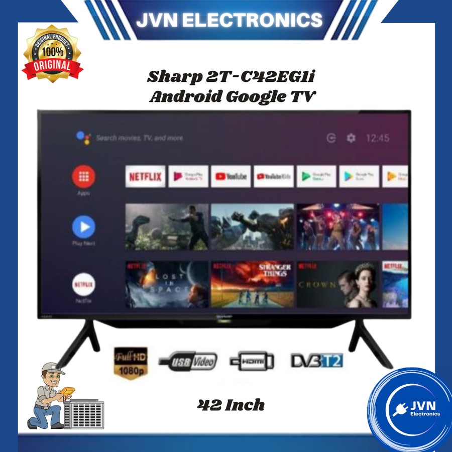 Jual Sharp 2T-C42EG1i 42 Inch Android Google TV | Shopee Indonesia