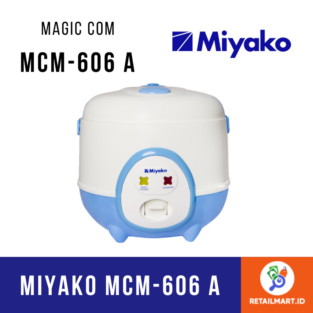 Jual MIYAKO : MAGIC COM / RICE COOKER 3 IN 1 MCM-606A PENANAK NASI ...