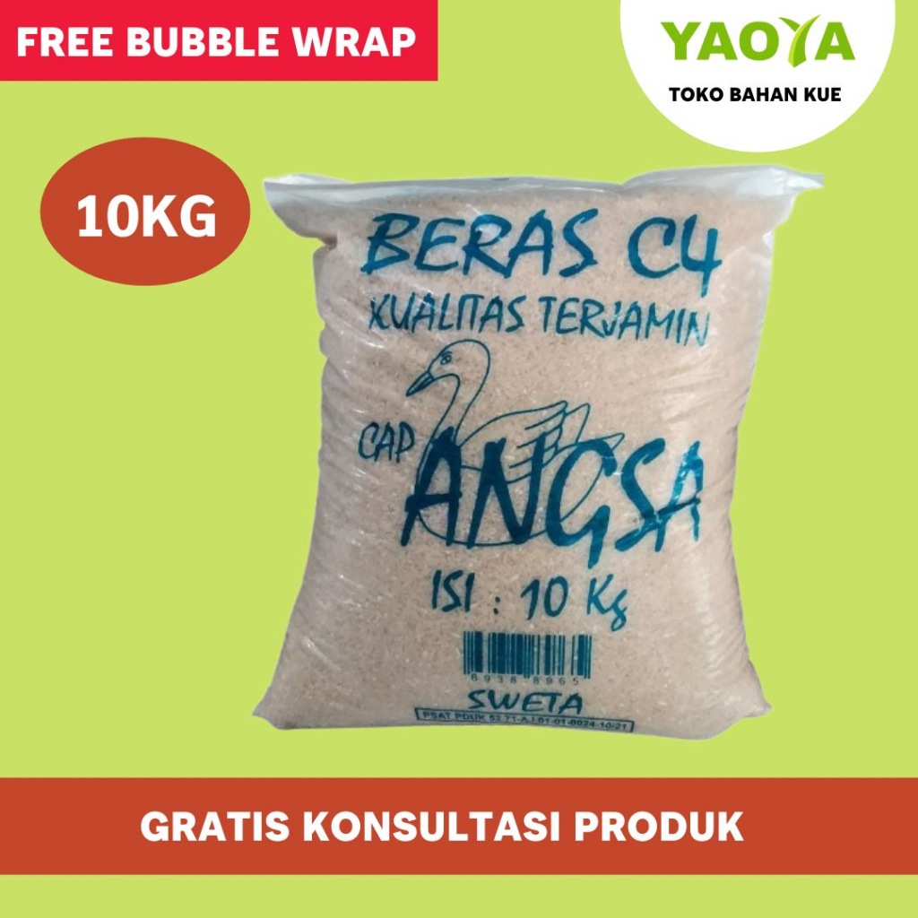 Jual BERAS C4 CAP ANGSA 10KG | Shopee Indonesia