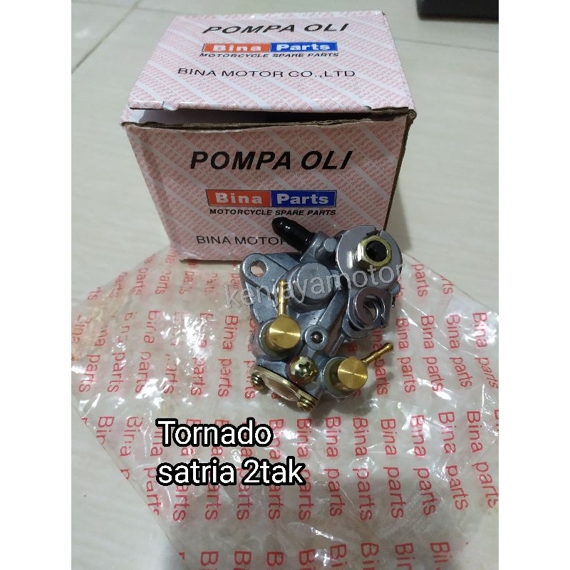 Jual POMPA OLI KOMPLIT TORNADO SATRIA 2 TAK 2T 2TAK HIU Rc100 HIGH ...